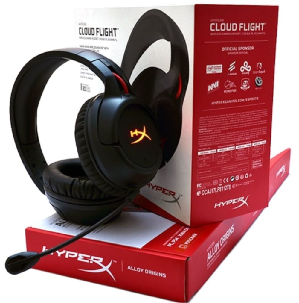 Игровая гарнитура HyperX Cloud Flight Wireles 4P5L4AA Black черный, ПК и консоли PS5, PS4 Pro и PS, 30 час.
