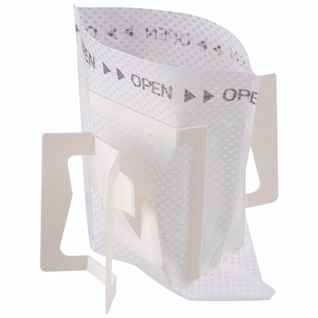 Фильтр-пакеты для заваривания кофе 7,5x9 см, 50 шт, нетканый материал, удобные держатели