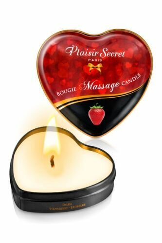 Аромамасло массажное для тела Plaisir Secret "Клубника", 35мл