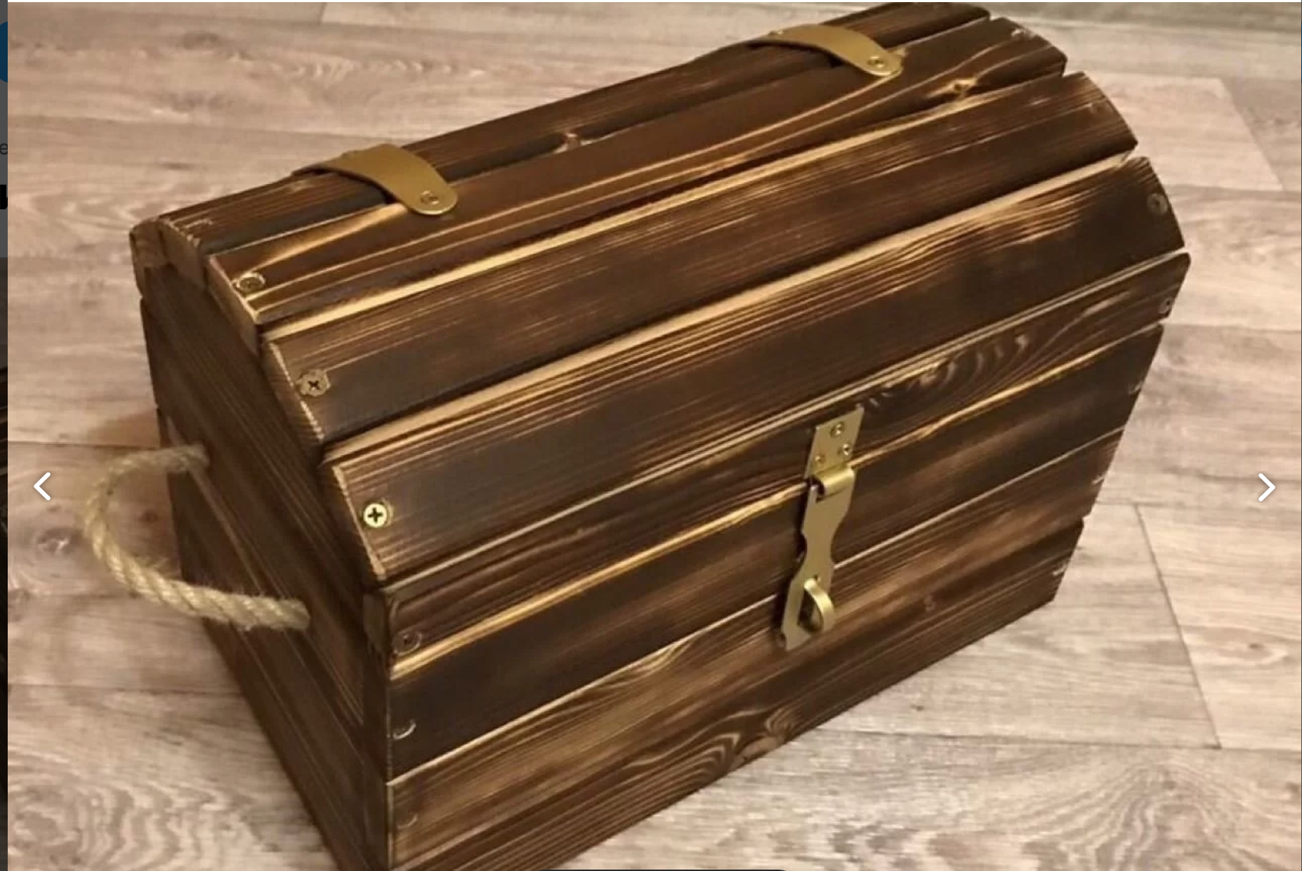 Пиратский сундук, дерево, для хранения, эксклюзивный, коричневый