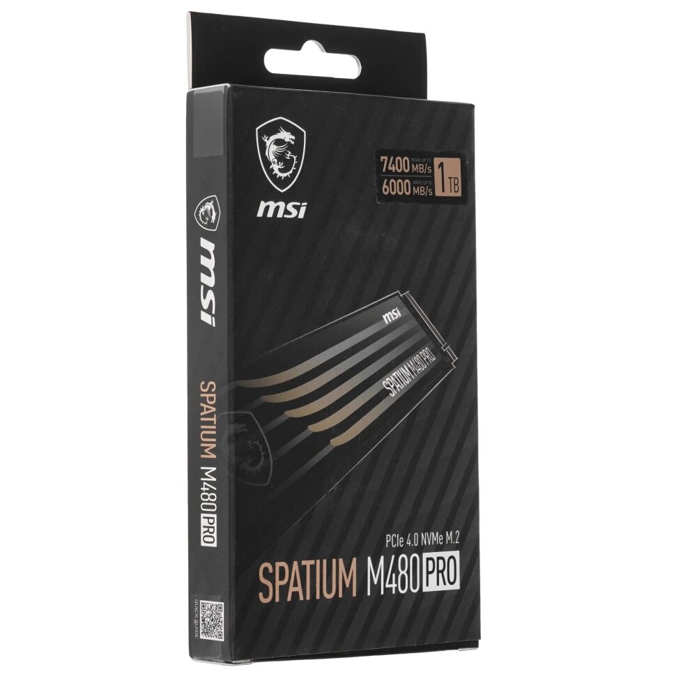 1000 ГБ M.2 NVMe накопитель MSI SPATIUM M480 PRO [S78-440L1G0-P83]