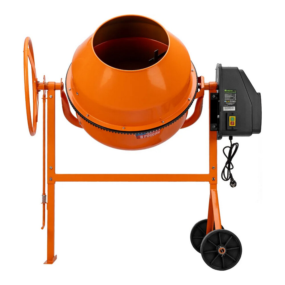 Бетоносмеситель Сибртех БСН-200П Orange