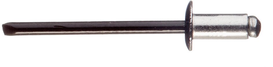 Заклепка вытяжная 4,0x8 мм алюминий/сталь серая RAL 7024 (100 шт.)