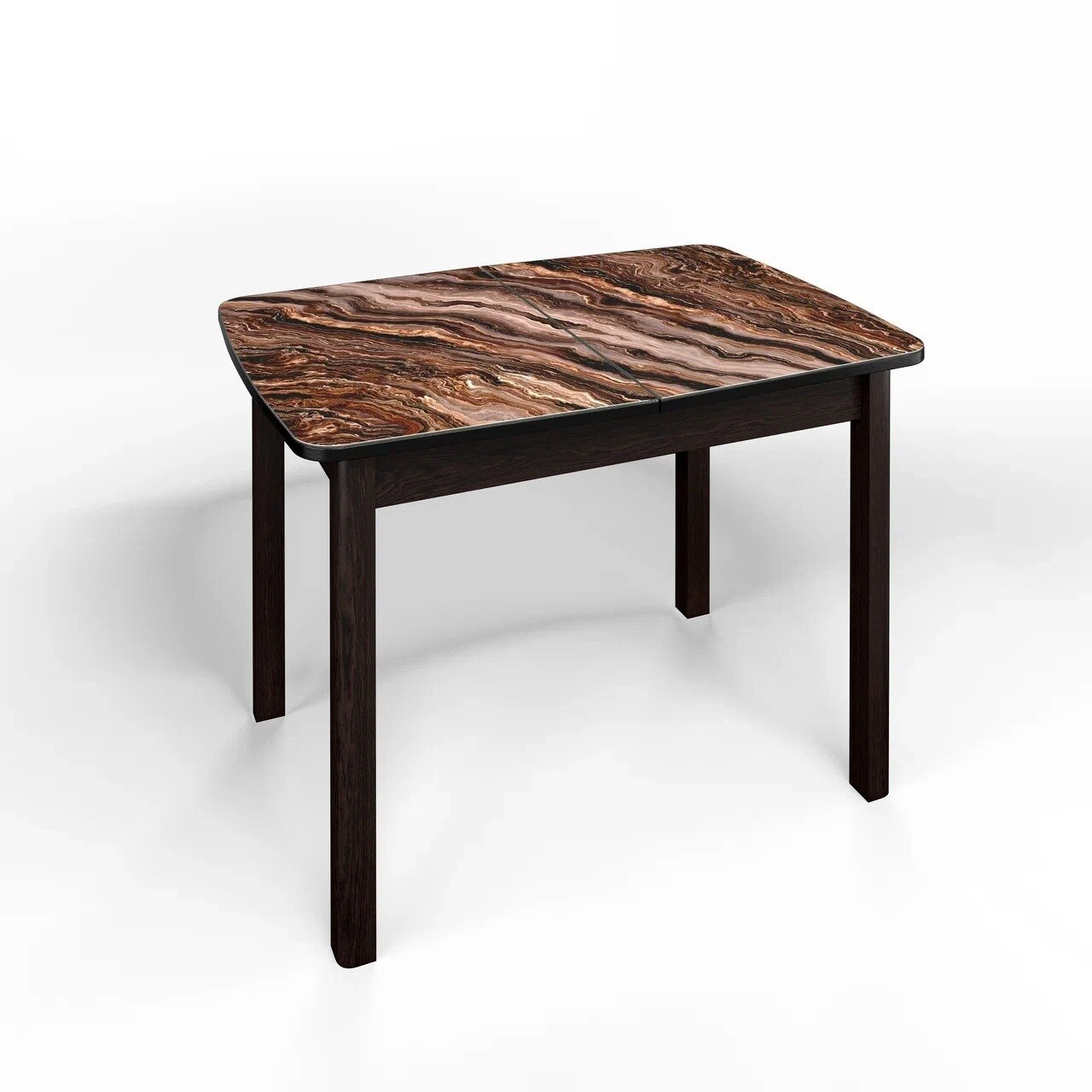 Стол Betel флорида (опора массив прямая) СМ-8/Венге/Венге Размеры: Высота 750мм Глубина 750мм Ширина 1050мм