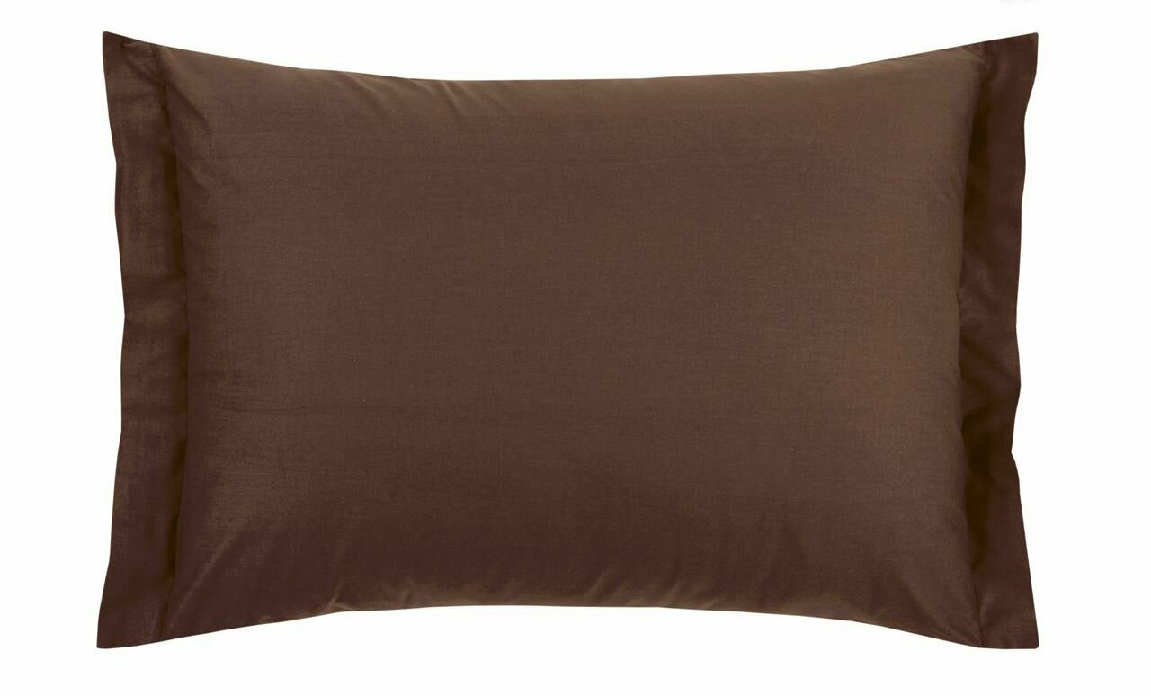 Набор наволочек с ушками поплин Шоколад 50х70 2 шт.