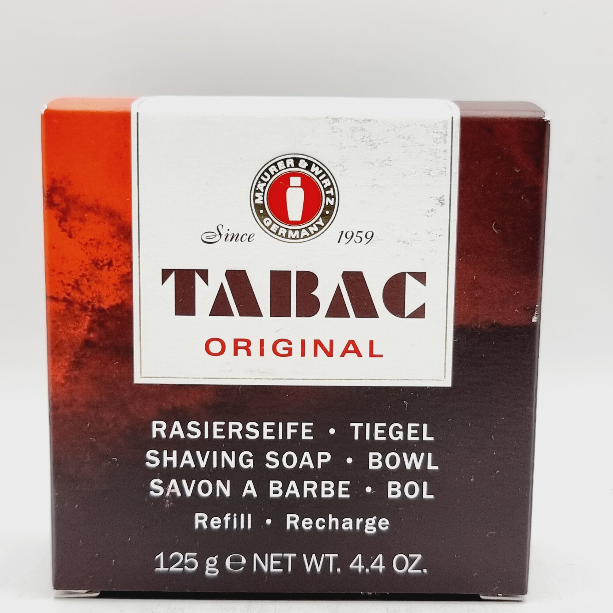 TABAC ORIGINAL Мыло для бритья (сменный блок) Shaving Soap Bowl, 125 г (Германия)