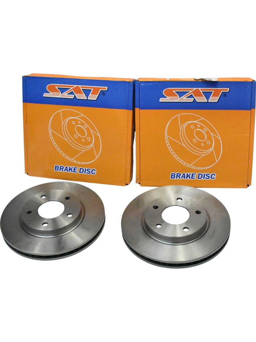 Диски передние на Mitsubishi Lancer 10 (комплект 2шт)