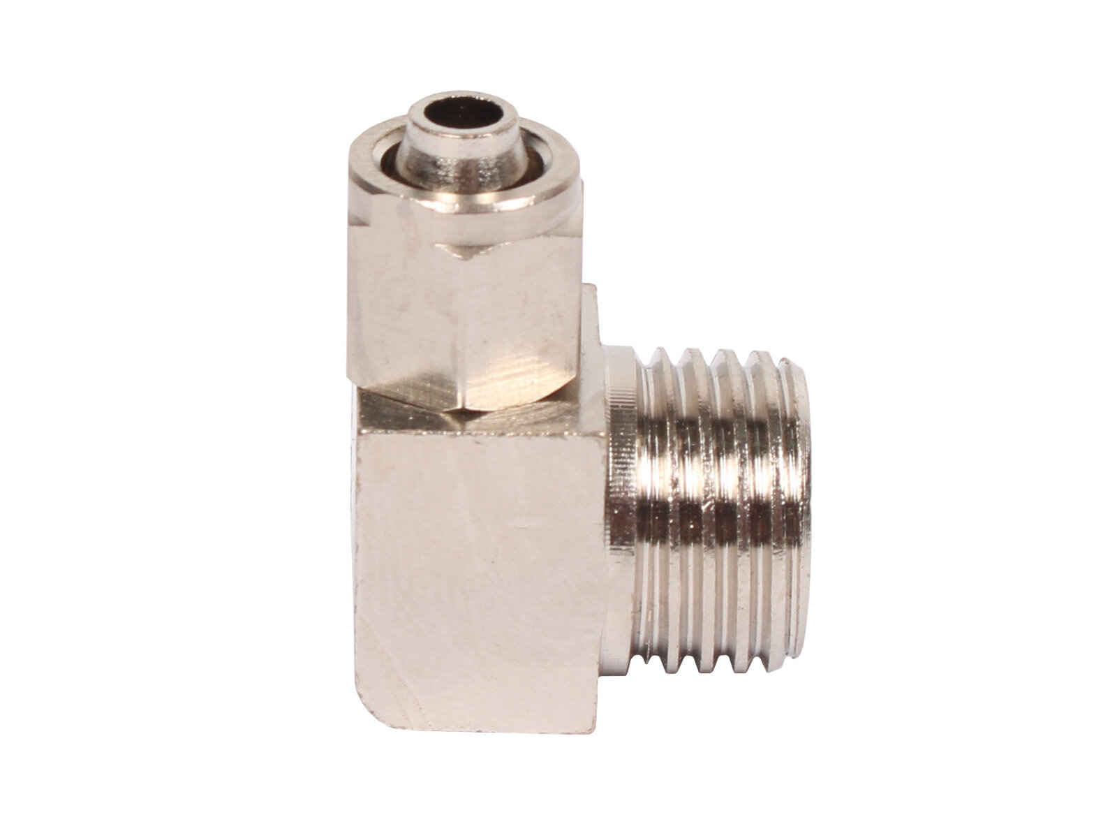 Фитинг угловой с внешней резьбой и накидной гайкой KPL6-02-1/4