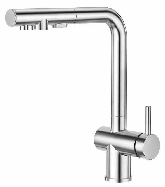 Кухонный смеситель 3в1 EMAR ЕСВ 7020 хром