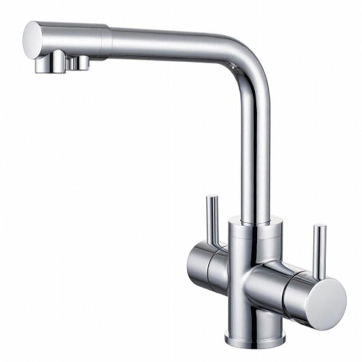 Кухонный смеситель 2в1 EMAR ЕС - 4003H Chrome