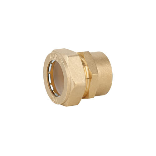 Муфта Gappo G1251.3207, обжимная, с внутренней резьбой, латунь, 32х1 1/4"