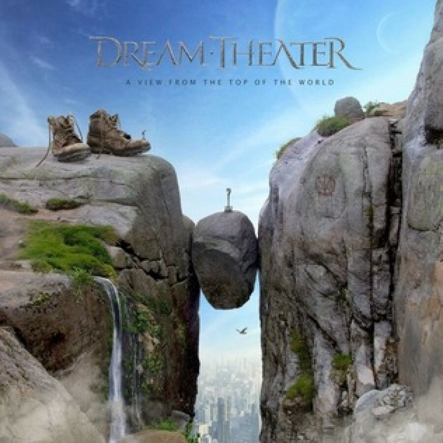 Виниловая пластинка Dream Theater – A View From The Top Of The World. Coloured Gold Vinyl (2 LP+2 CD+Blu-Ray)
