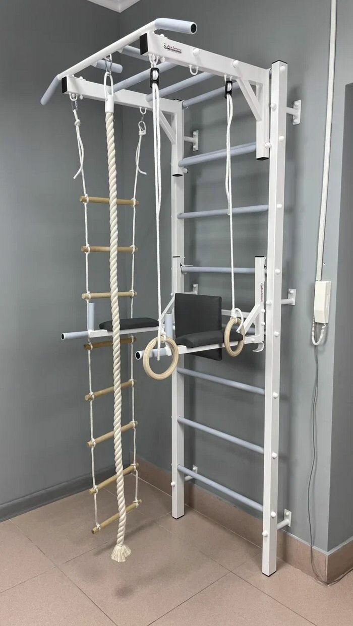 Шведская стенка детская "Звезда" № 5 с турником Рукоход