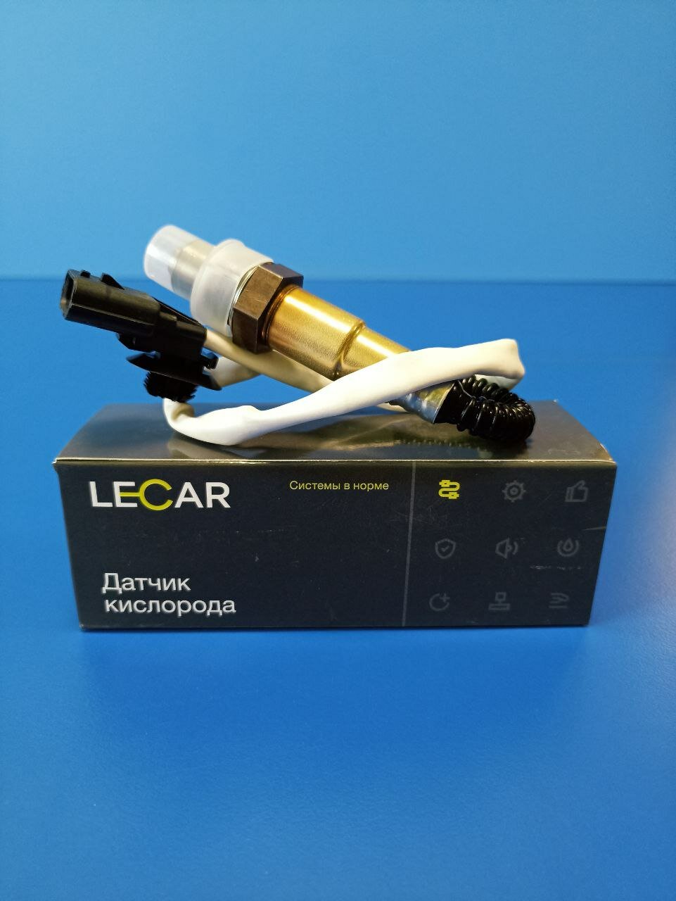 Датчик кислорода "LECAR" Ларгус, Renault Logan, Sandero 04->15, Duster 10-> (до катализатора)