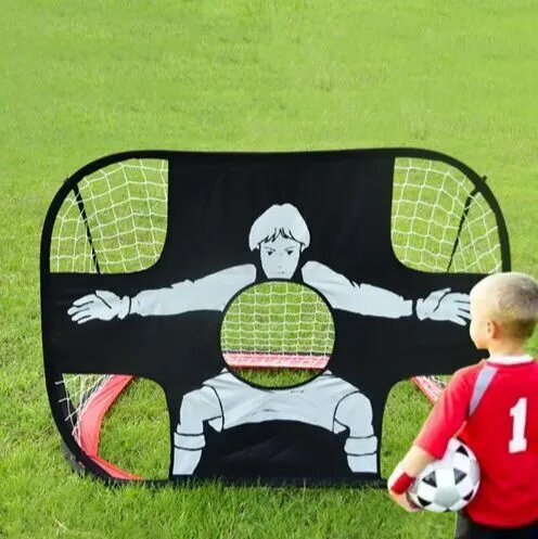 Ворота футбольные для детей, для отработки ударов, складные 120х80х80 см