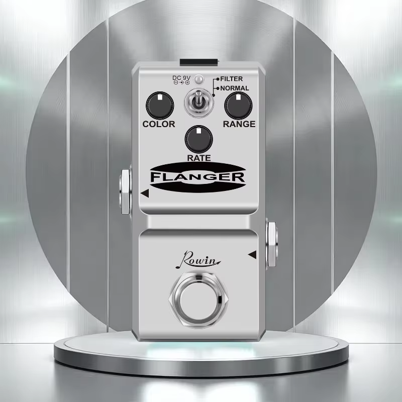 Rowin электрогитара бас-педаль Flanger NANO гитарная педаль эффектов True Bypass фланцевый буфер мини-гитара крошечный эффектор