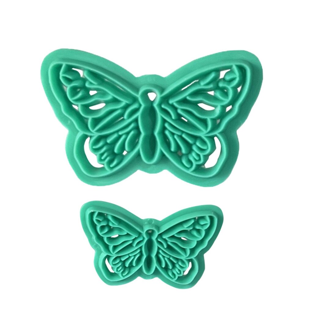 2 Шт Формы для печенья в форме бабочки Формы для печенья Бисквитные штампы Инструменты для выпечки