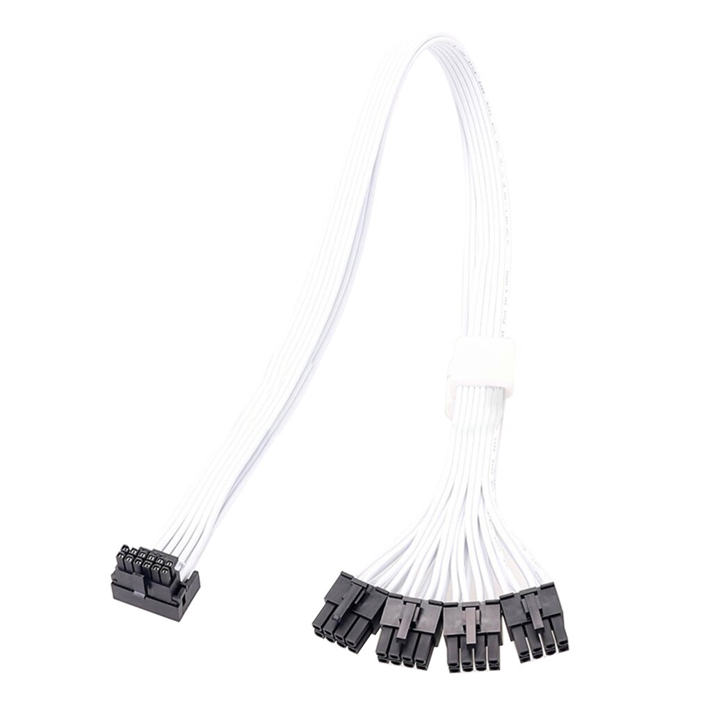 Высокоскоростной кабель-адаптер питания для видеокарт PCI5.0 с 4 8Pin на 16Pin 12VHPWR 16PIN (12+ 4) с прямой /изогнутой под углом 90 градусов головкой