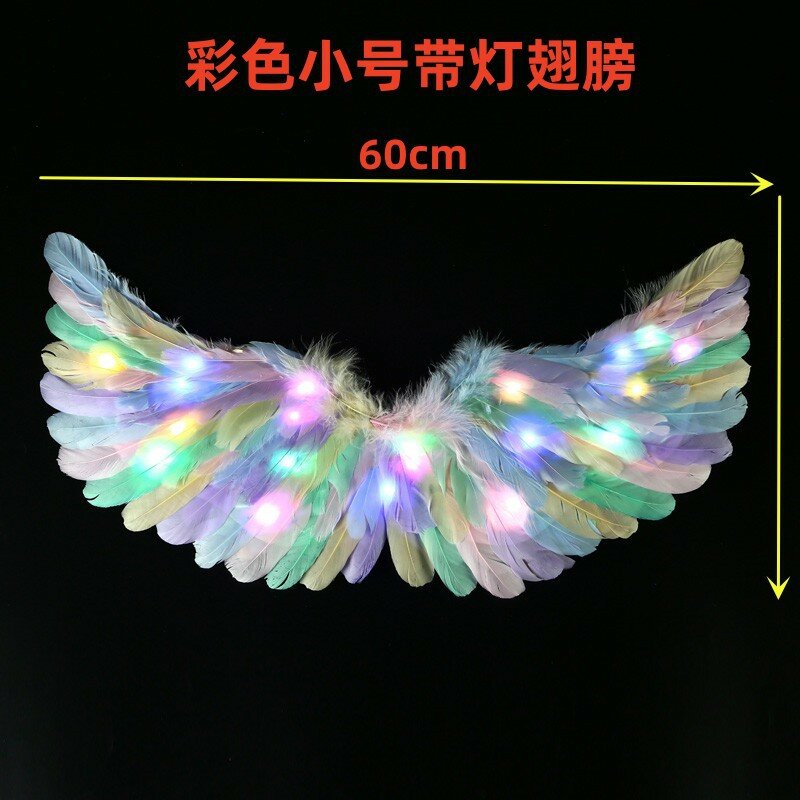 Адвент-календарь "Крылья ангела", с подсветкой, цветные