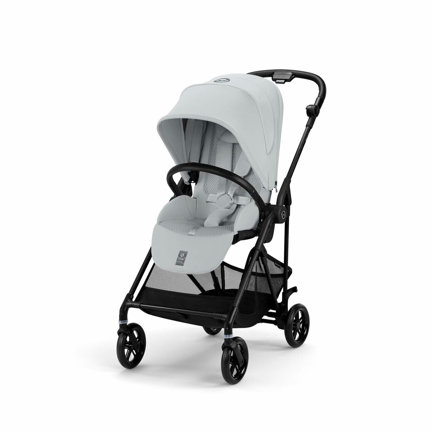Прогулочная коляска Cybex Melio fog grey Carbon new 2025 LIMITED
