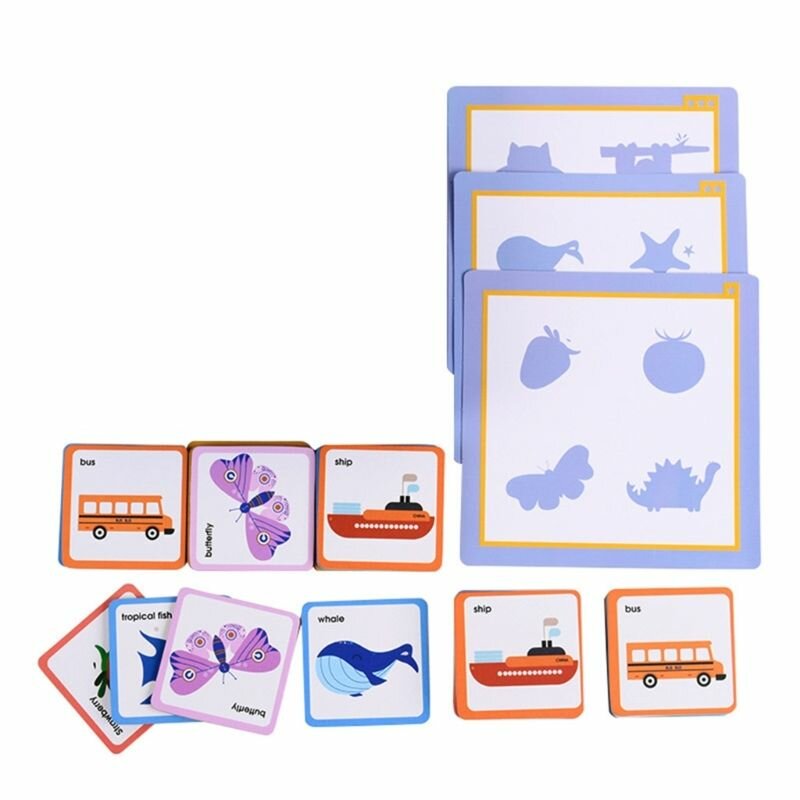 Детская головоломка lightning memory shadow соответствующая карточная