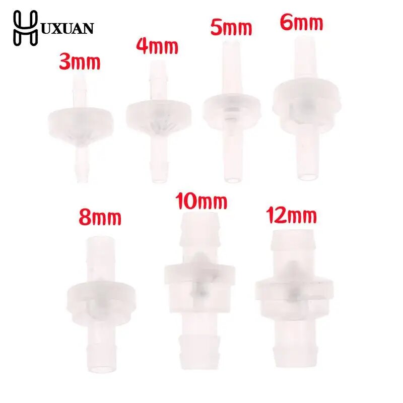 Пластиковые обратные клапаны HUXUAN диаметром 3-12 мм 4mm