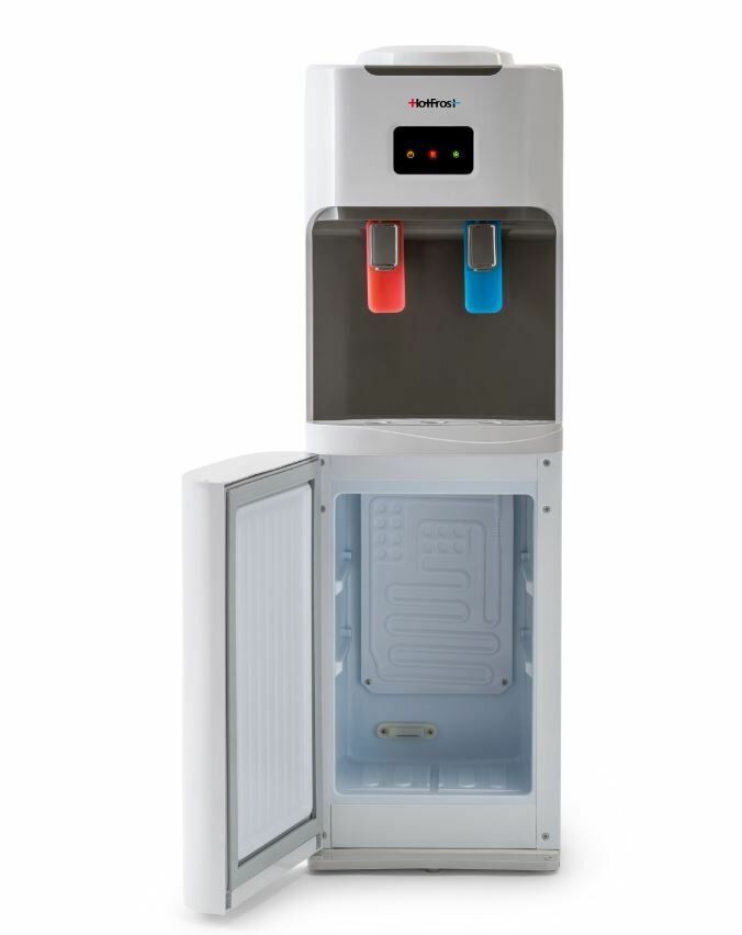 Кулер для воды Hotfrost V115B напольный компрессорный белый/серый (120111502)