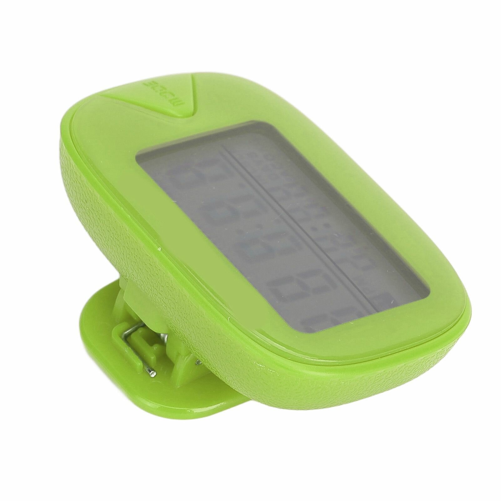 Шагомер для ходьбы, большой цифровой дисплей, многофункциональный, легкий, точный счетчик шагов с памятью для мужчин и женщин, зеленый