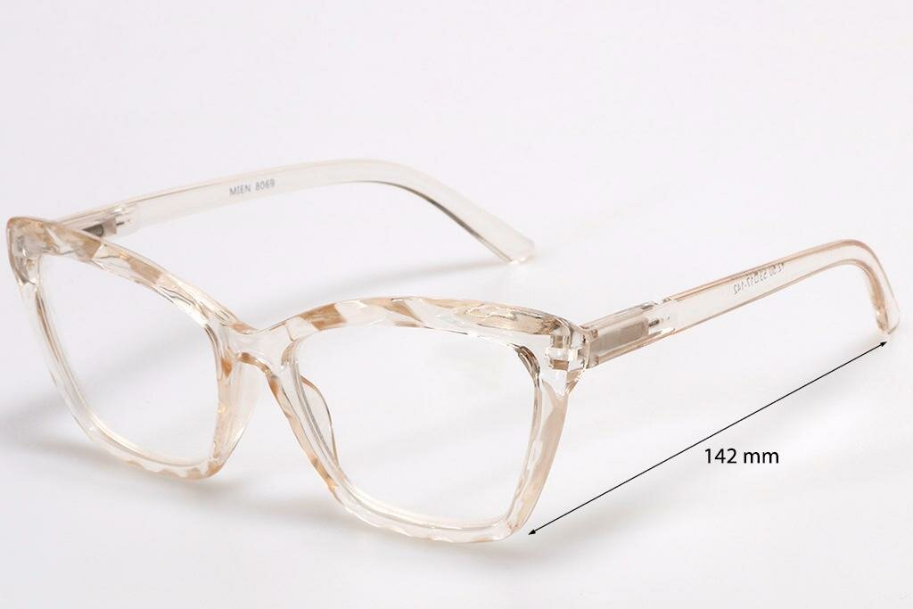 Готовые очки для чтения Mien 8069, очки корригирующие с диоптриями - 4.00, для мужчин и женщин