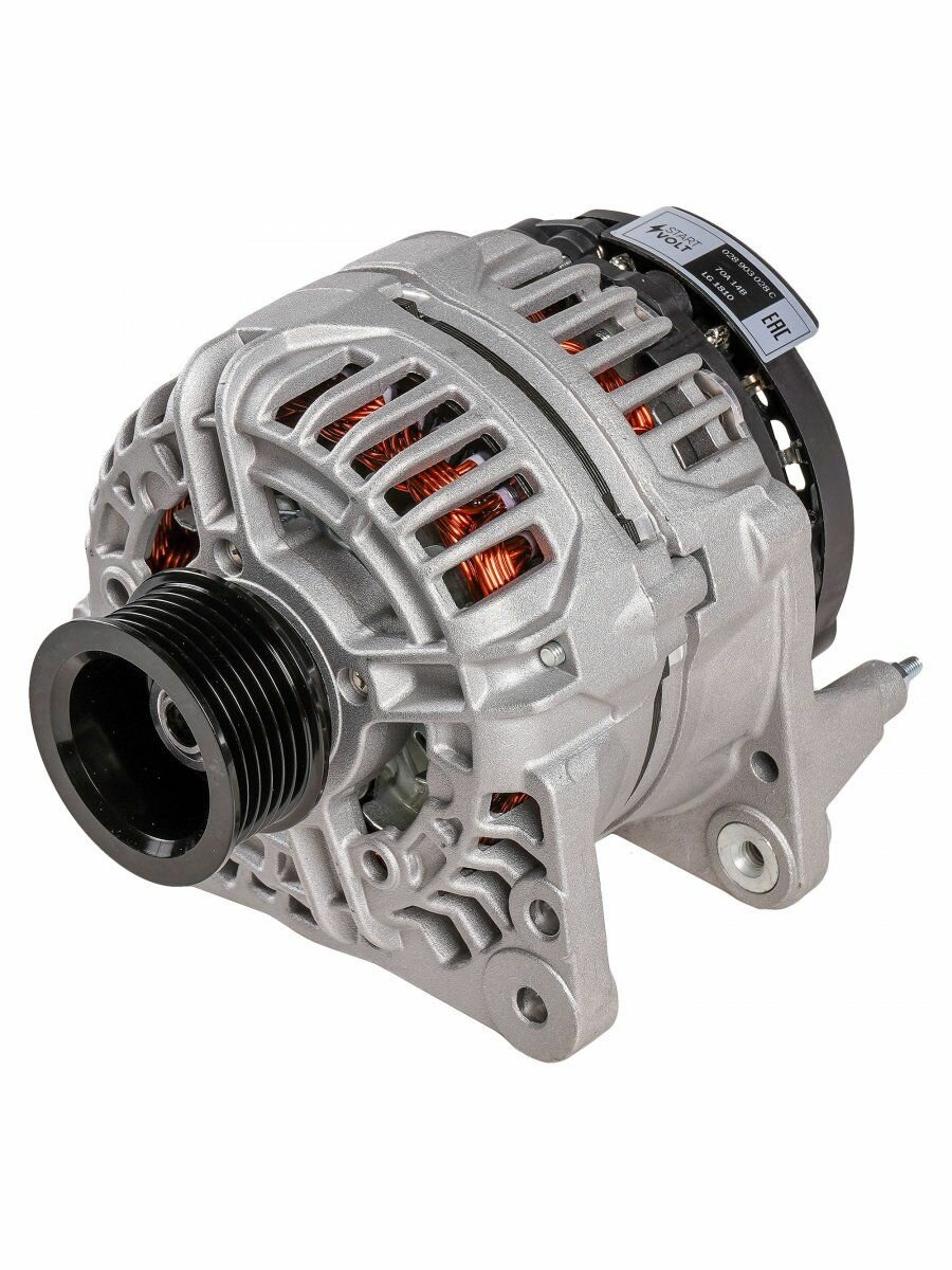 Генератор для а/м VAG Octavia I (00-) 1.6i/1.8T/Golf IV (00-) 1.4i/1.6i 70A (LG 1810), STARTVOLT LG1810