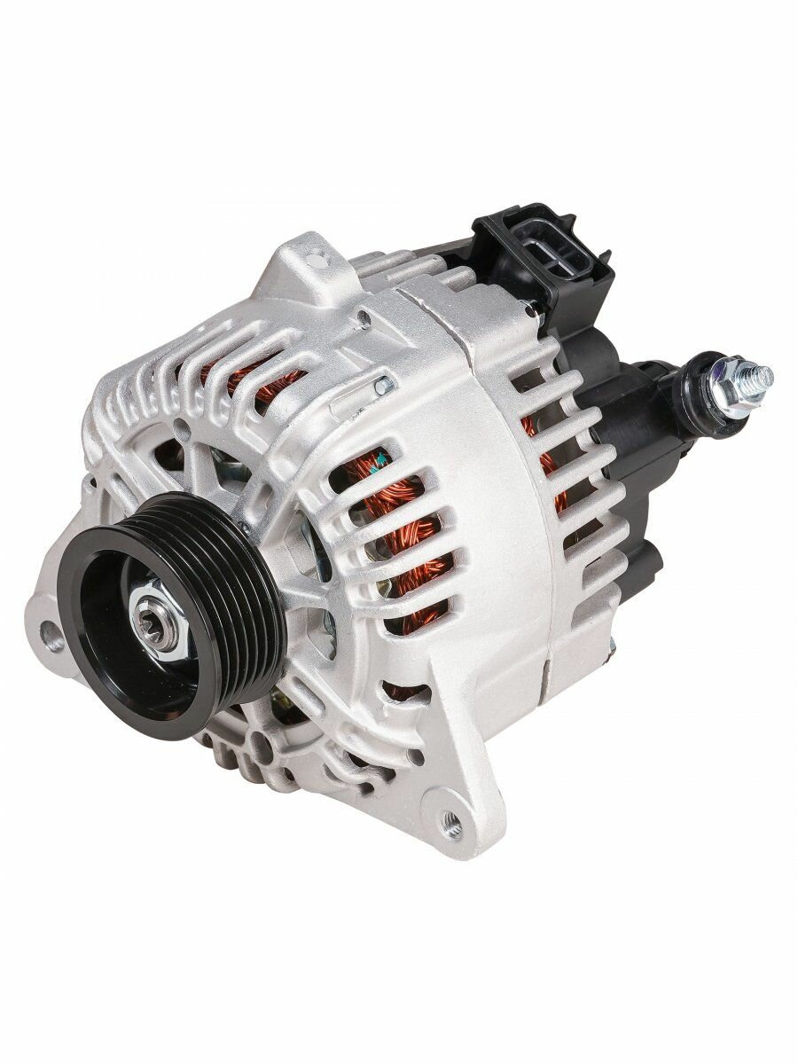 Генератор для а/м Hyundai Santa Fe (00-)/Sonata EF (98-) 2.7i 110A (LG 0843), STARTVOLT LG0843