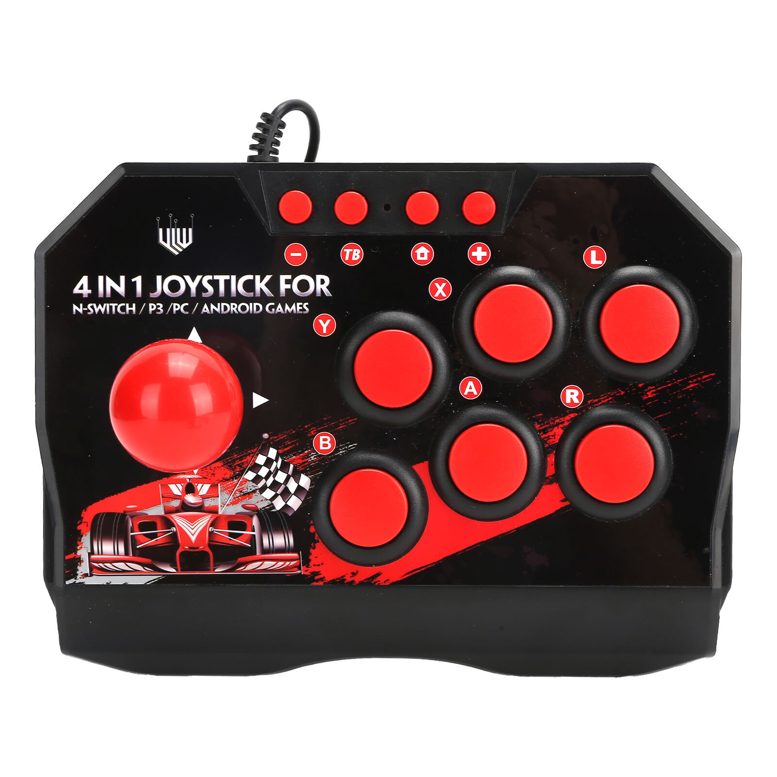Проводной аркадный джойстик Fight Stick для Switch / ПК / PS3