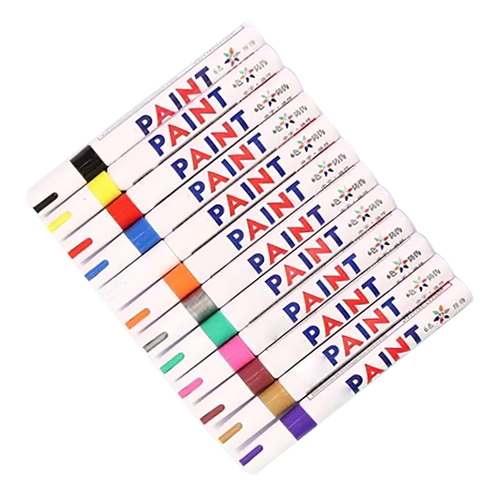 12 шт. маркеры для граффити, разные яркие цвета, водостойкая быстросохнущая краска, маркеры для стекла, дерева, металла