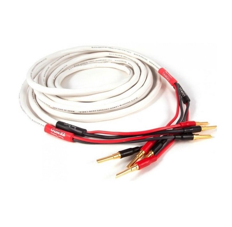 Акустический кабель Black Rhodium TANGO Banana White 2 m