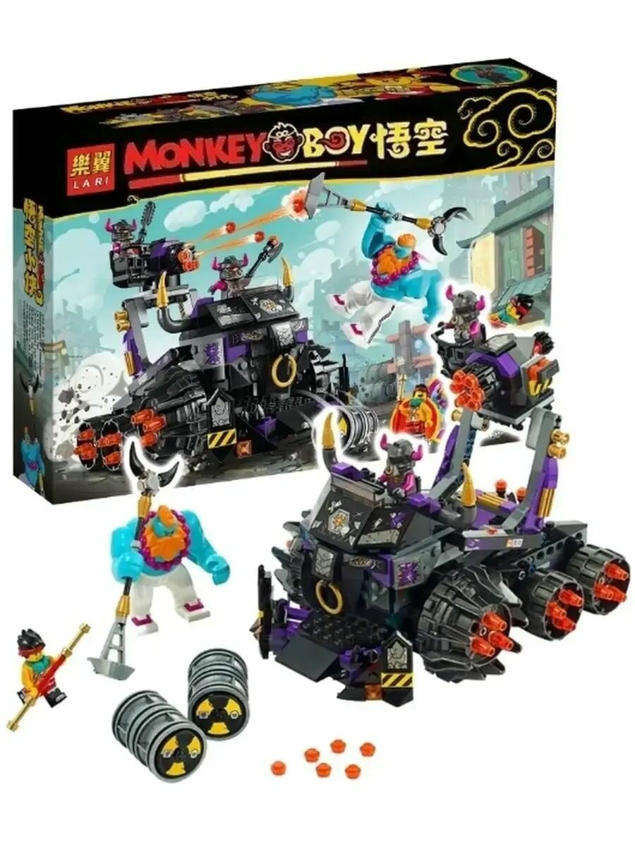 Конструктор Манки Кид (Monkie Kid) Танк Железного Быка 448 дет 11540