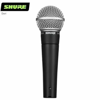 Shure Микрофон концертный 58, серебристый, черный