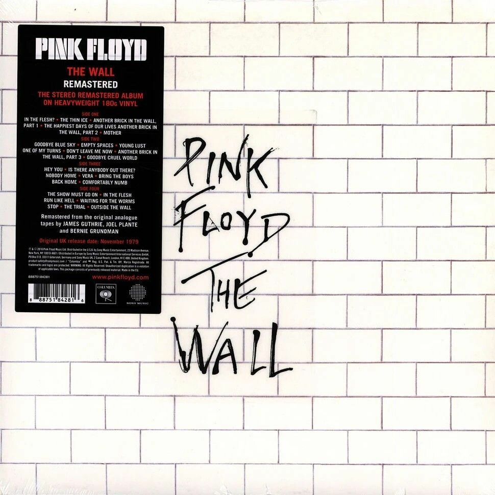 Виниловая пластинка Pink Floyd. The Wall (2LP)