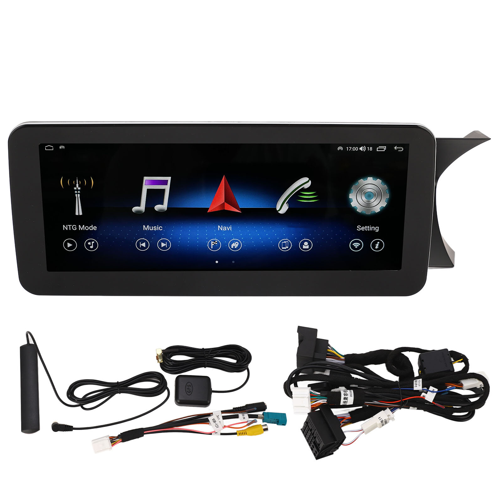 Car GPS 10.25in Android 12, Carplay, для Benz C‑Class W204 NTG4.5 RHD