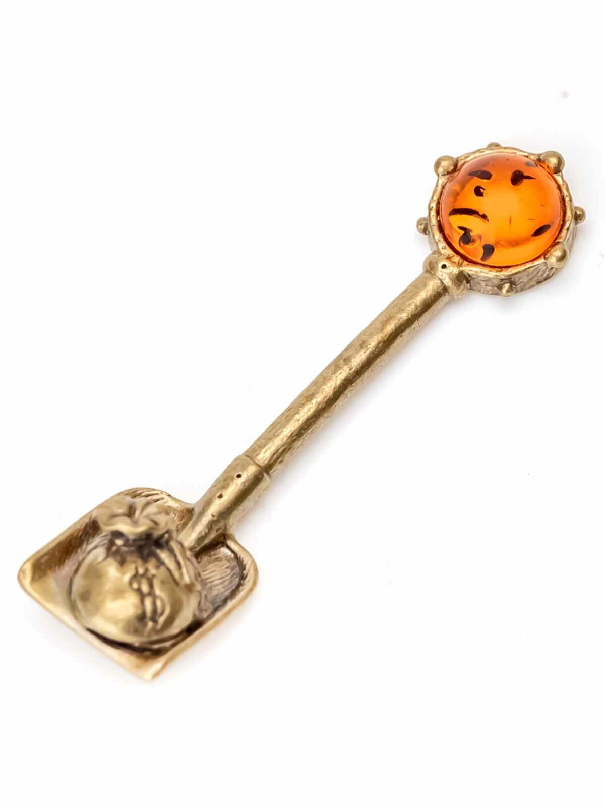 Сувенирная фигурка - Кошельковая лопата, Янтарь