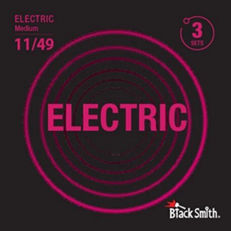 Струны для электрогитары BlackSmith Electric Medium 11/49 3 Sets
