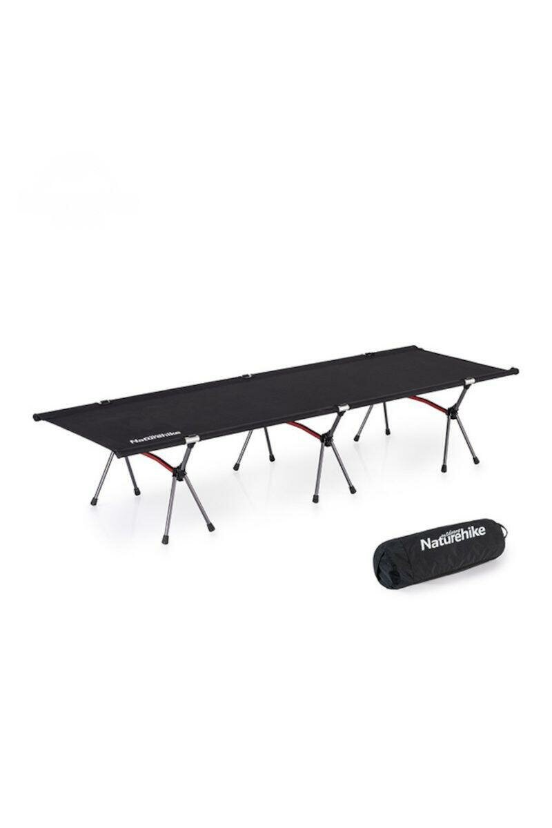 Decathlon Кровать раскладная туристическая Naturehike Xjc04 Nh19Jj006-Black, 190 65 см, черная