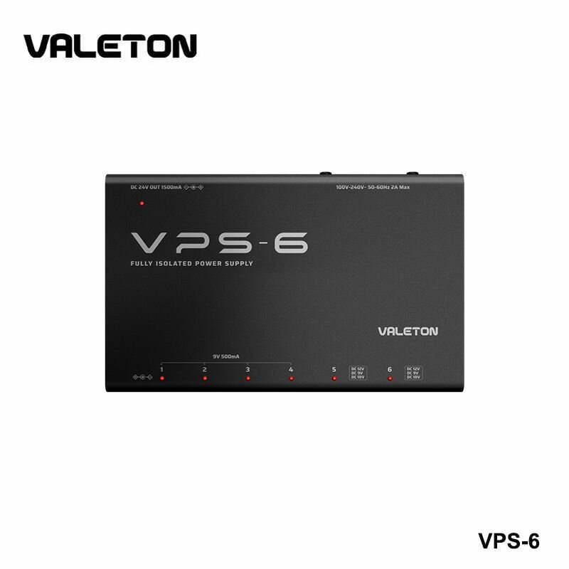 Valeton VPS-6 полностью изолированный блок питания для гитарных педалей эффектов