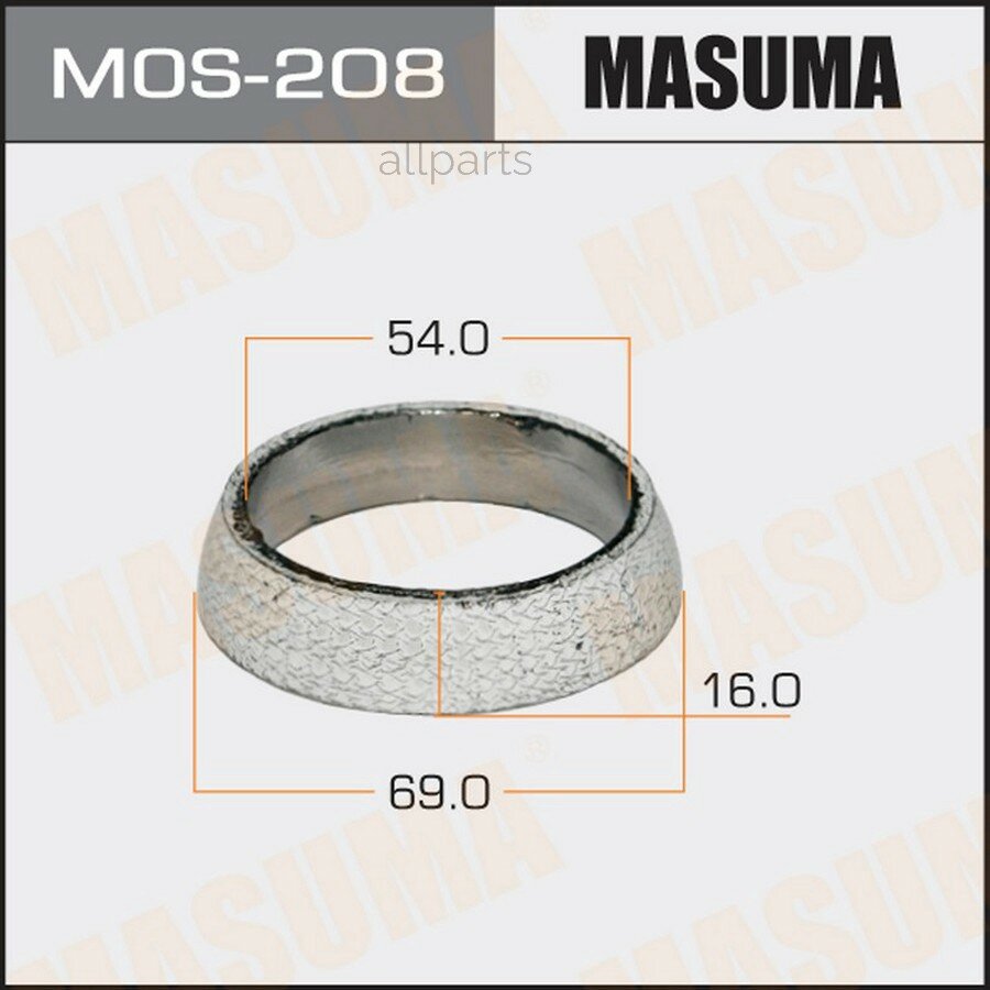 MASUMA MOS208 УПЛ. Кольцо под выхл. Коллект.