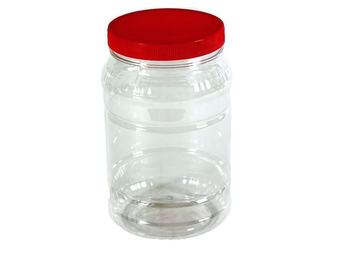 Банка ПЭТ 3л с завинчивающейся крышкой, для хранения продуктов