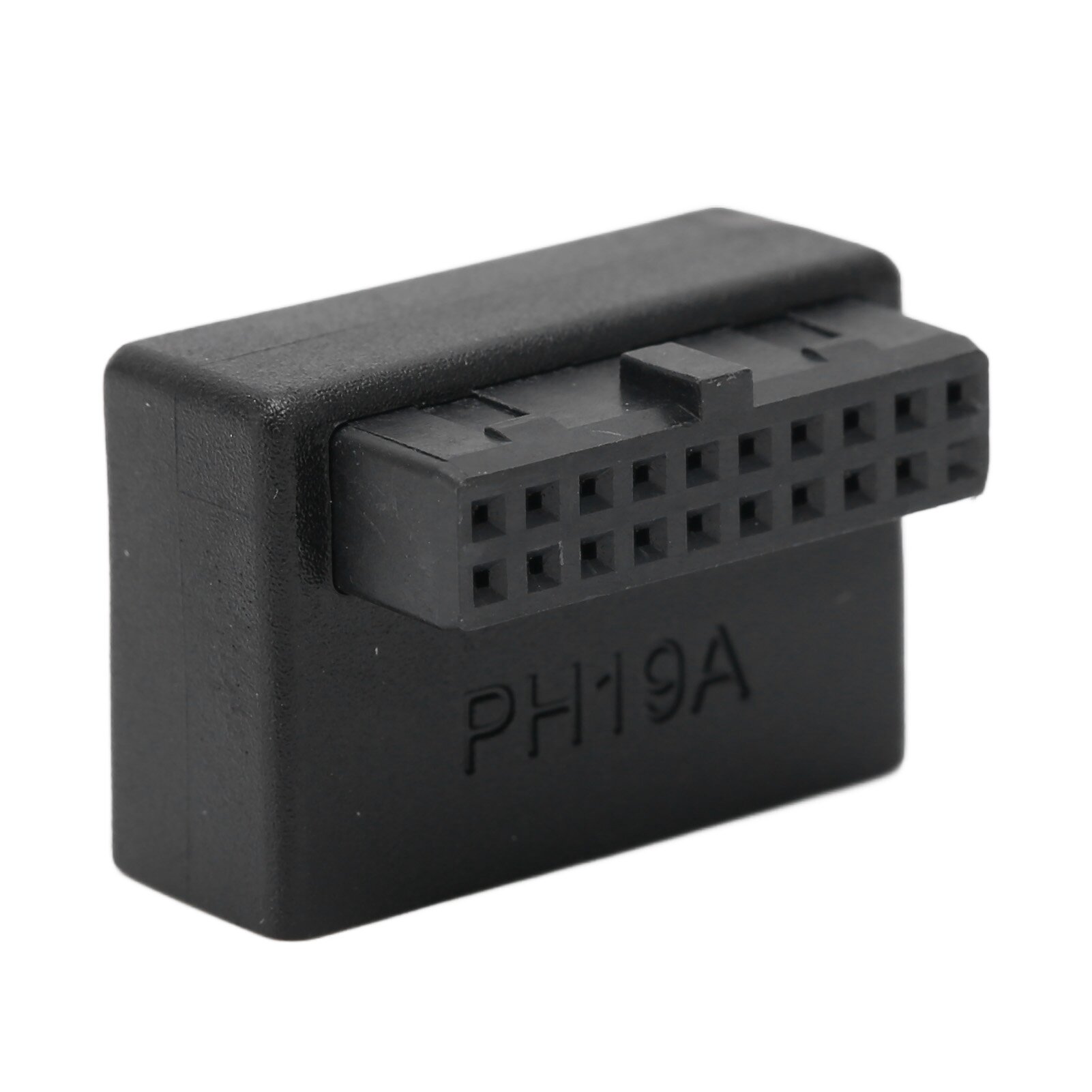 USB-адаптер на передней панели Разъем на передней панели Колено 90° USB3.0 19-контактный адаптер на 20-контактный разъем для материнской платы ПК Тип A