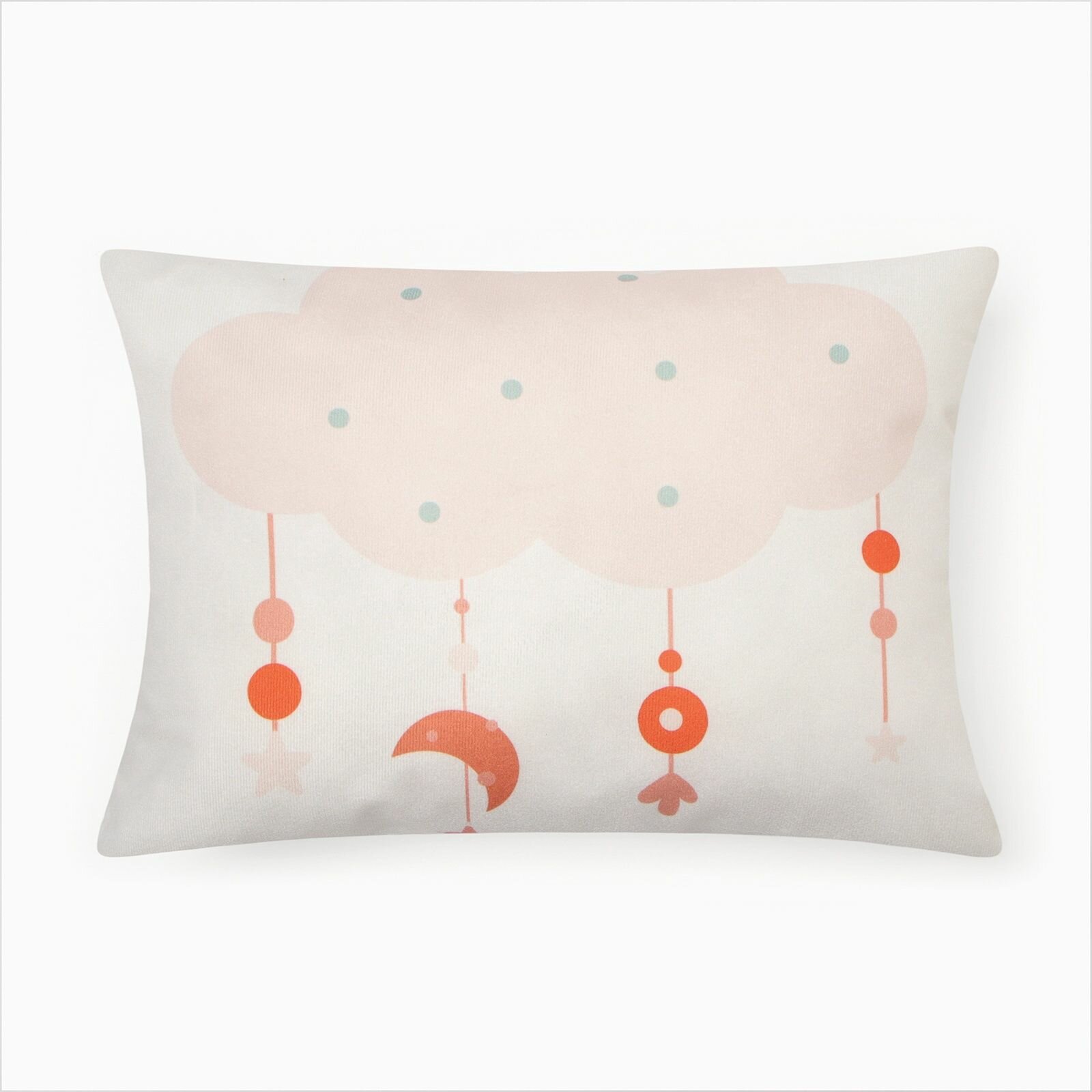 Подушка декоративная Этель Облако, 30х40 см, велюровая, детская, для сна