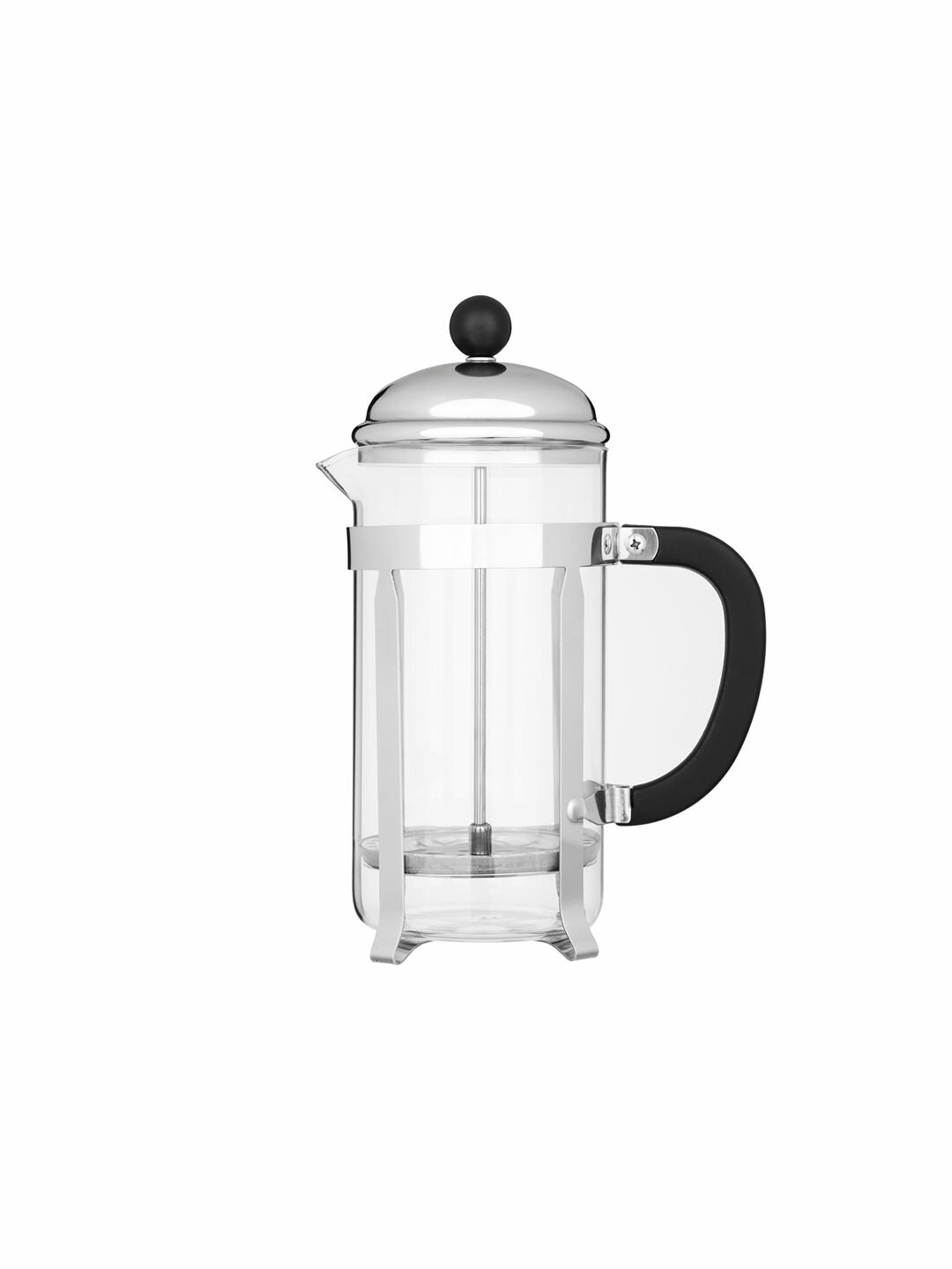 Френч-пресс 1,0л, жаропрочное стекло SATOSHI Бордо