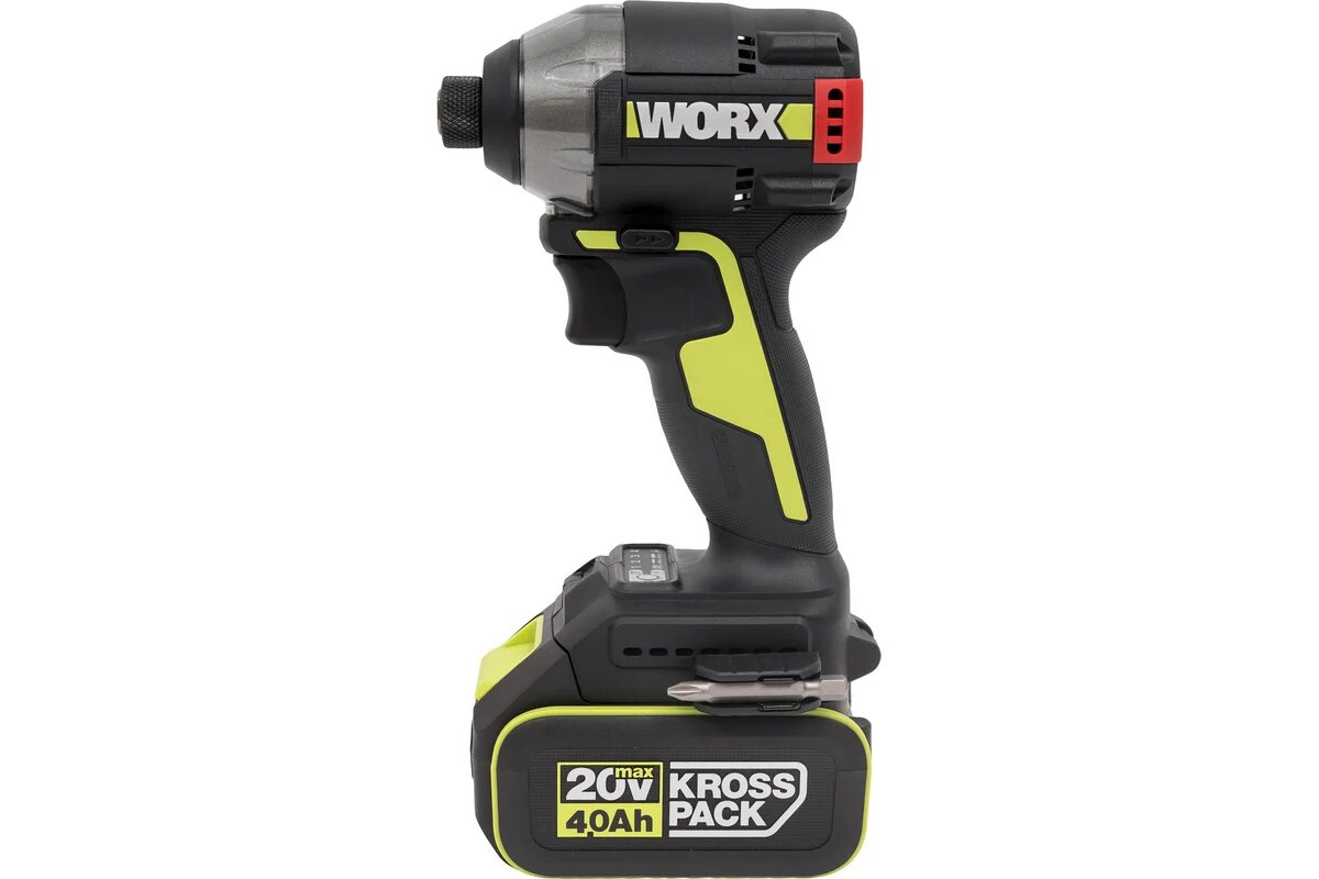 Винтоверт аккумуляторный WORX WU291, ударный, бесщёточный двигатель, 230 Н·м