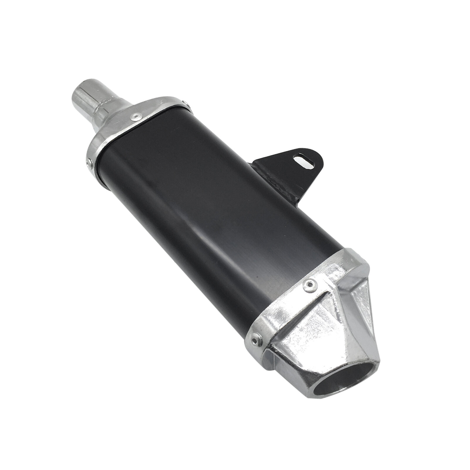 Труба выхлопной системы 28мм для мотоцикла, дёрт байка, ATV, квадроцикла 50cc-150cc чёрного цвета