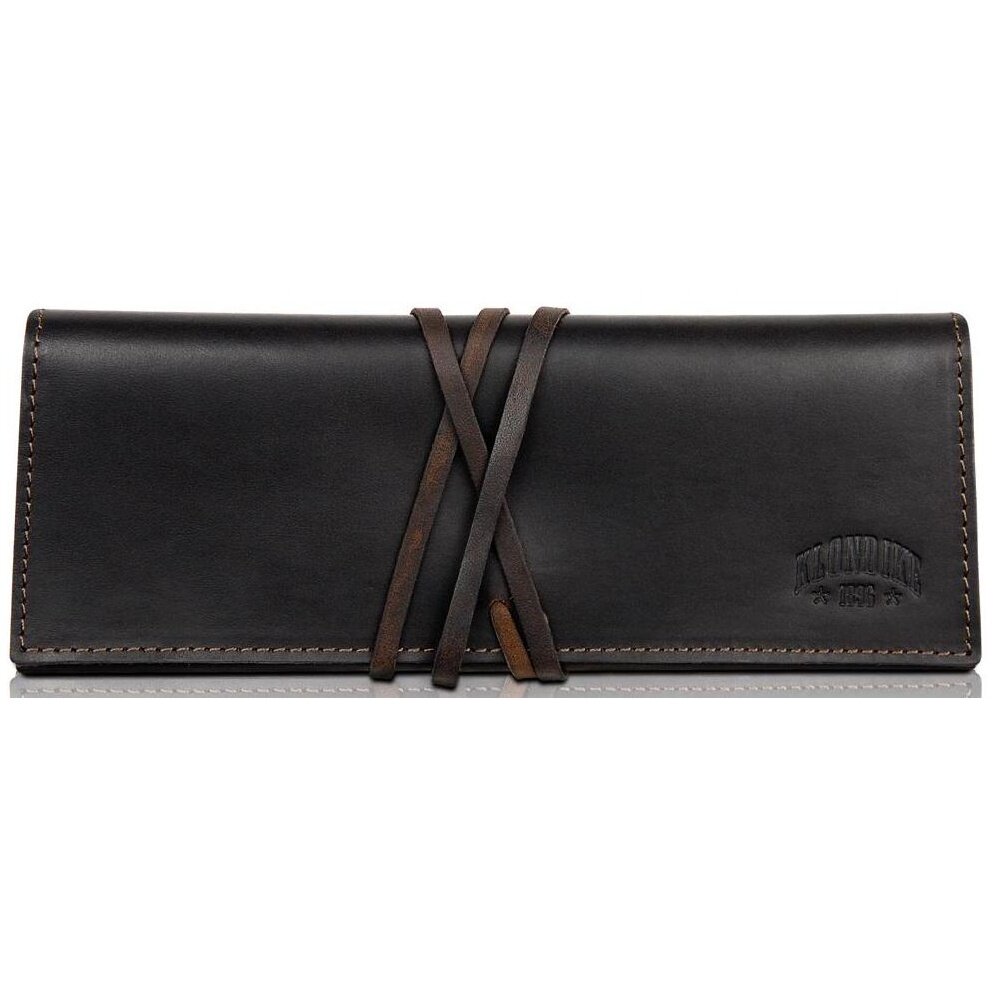 KLONDIKE KD1056-03 Пенал klondike digger avery, натуральная кожа, темно-коричневый, 19,5x7,5x1 см